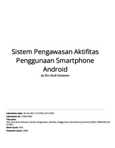 Sistem Pengawasan Aktifitas Penggunaan Smartphone Android - Repository